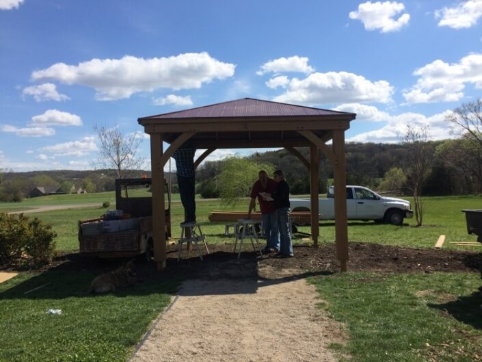 Sneak Peek: Our new gazebo! - Stony Point Hall