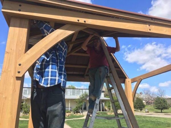 Sneak Peek: Our new gazebo! - Stony Point Hall
